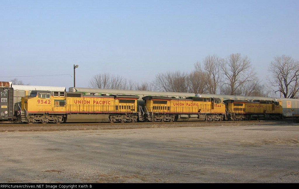 UP 9542 9544 and 9548